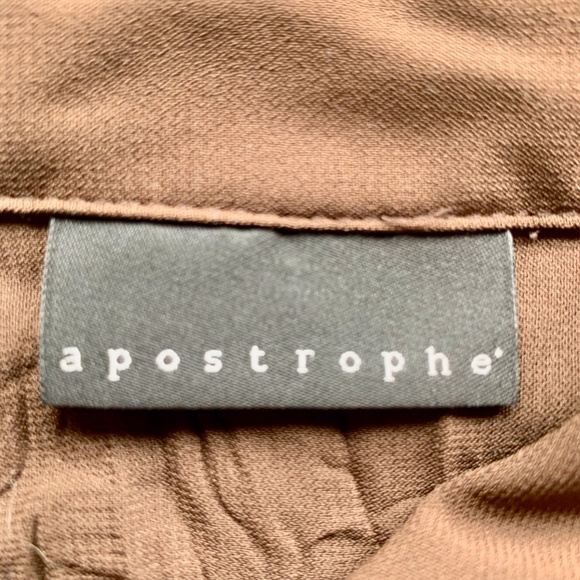 Apostrophe | Tops | Apostrophe Stretch Sheer Crinkle Blouse | Poshmark